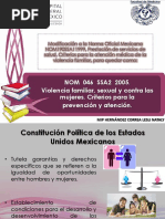 Norma Oficial Mexicana Nom-046-Ssa2-2005. Violencia Familiar, Sexual y Contra Las Mujeres ...