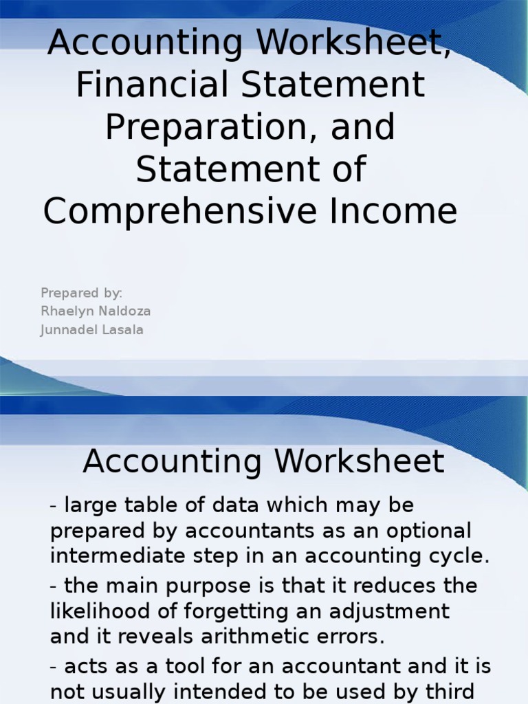 Worksheets | PDF | Retained Earnings | Debits And Credits