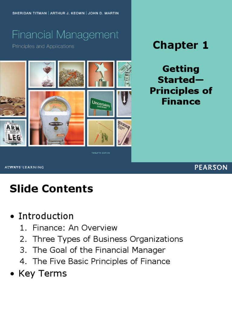Getting Started - Principles of Finance | PDF | Partnership | Corporations
