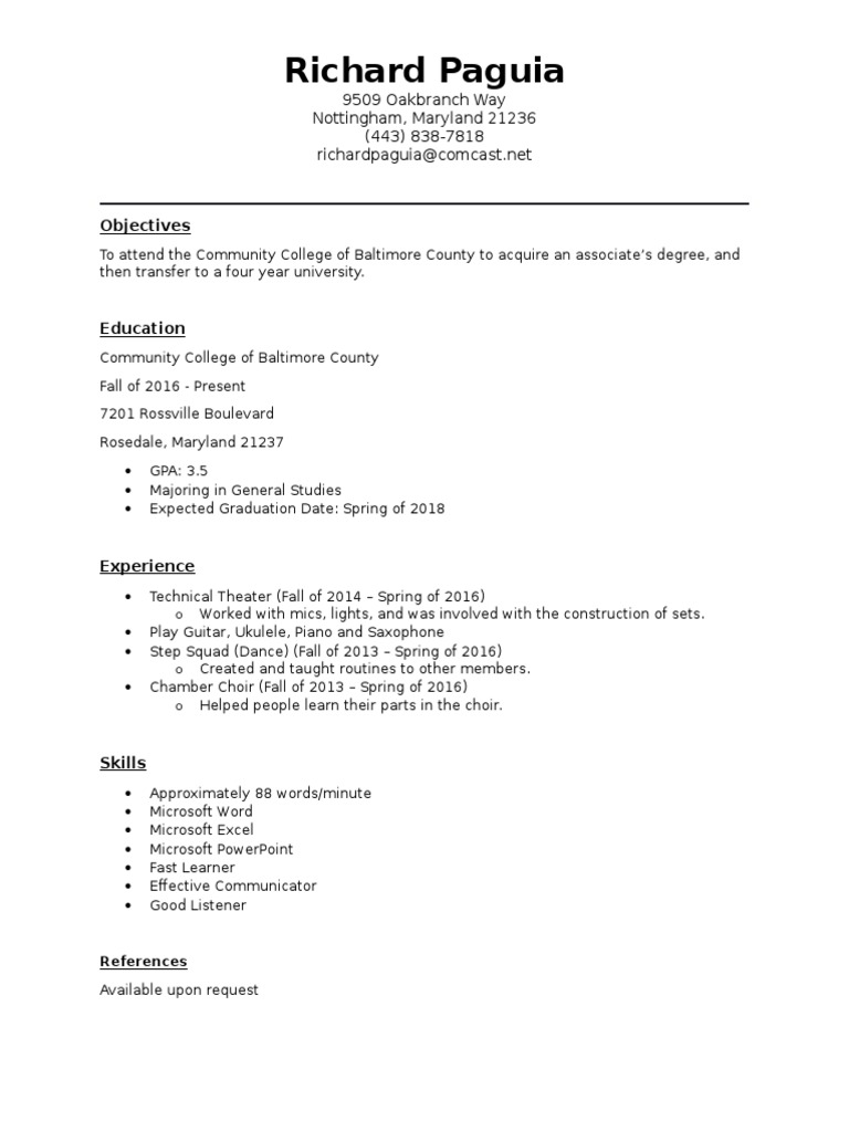 Richard Resume Final | PDF