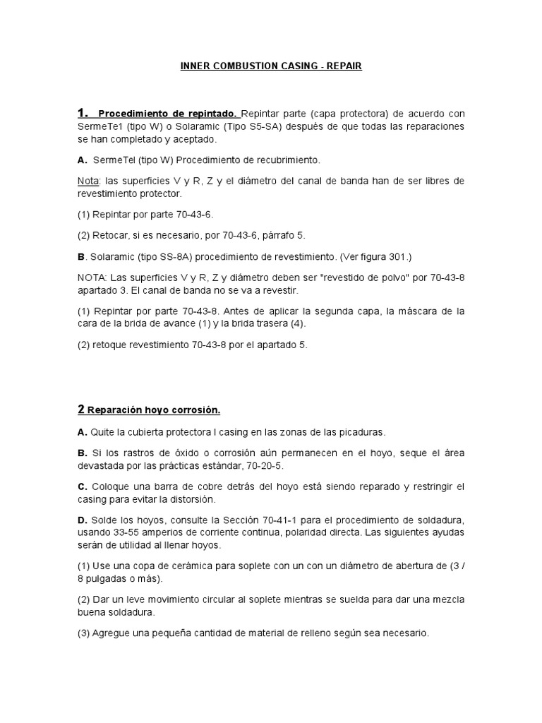 Inner Combustion Casing | PDF | Soldadura | Construcción