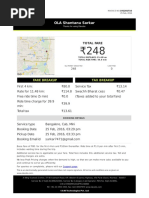Sample of Ola Bill For Edit | PDF | Invoice | Services (Economics)