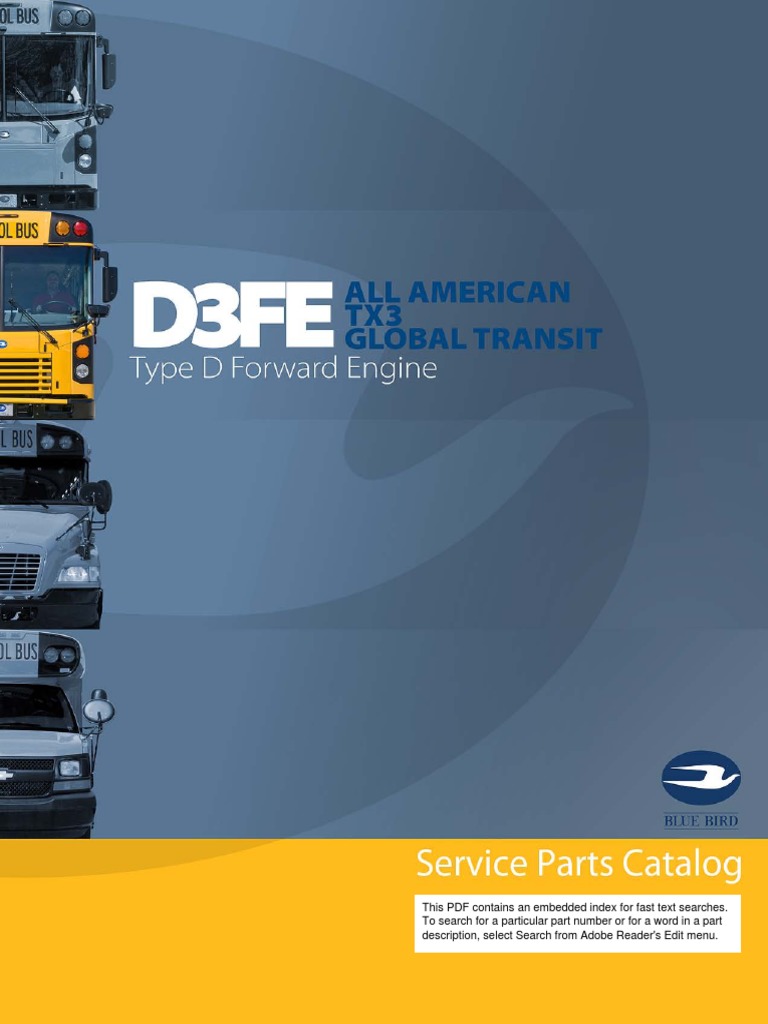 Blue Bird Parts Catalog Overview | PDF | Axle | Gear