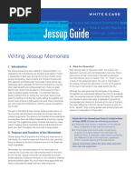 Jessup Guide (Memorials) | PDF | Jurisdiction | English Language