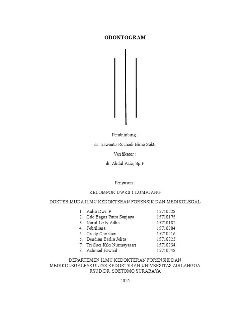 Odontogram | PDF | Kesehatan Holistik