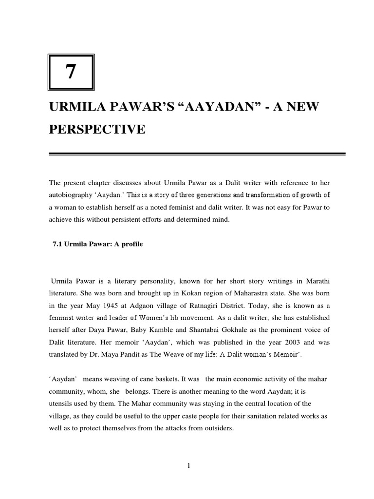 12 Chapter 7 | PDF | Dalit | Feminism