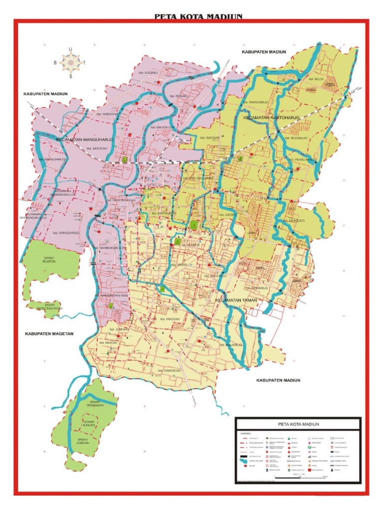 Peta Kota Madiun | PDF