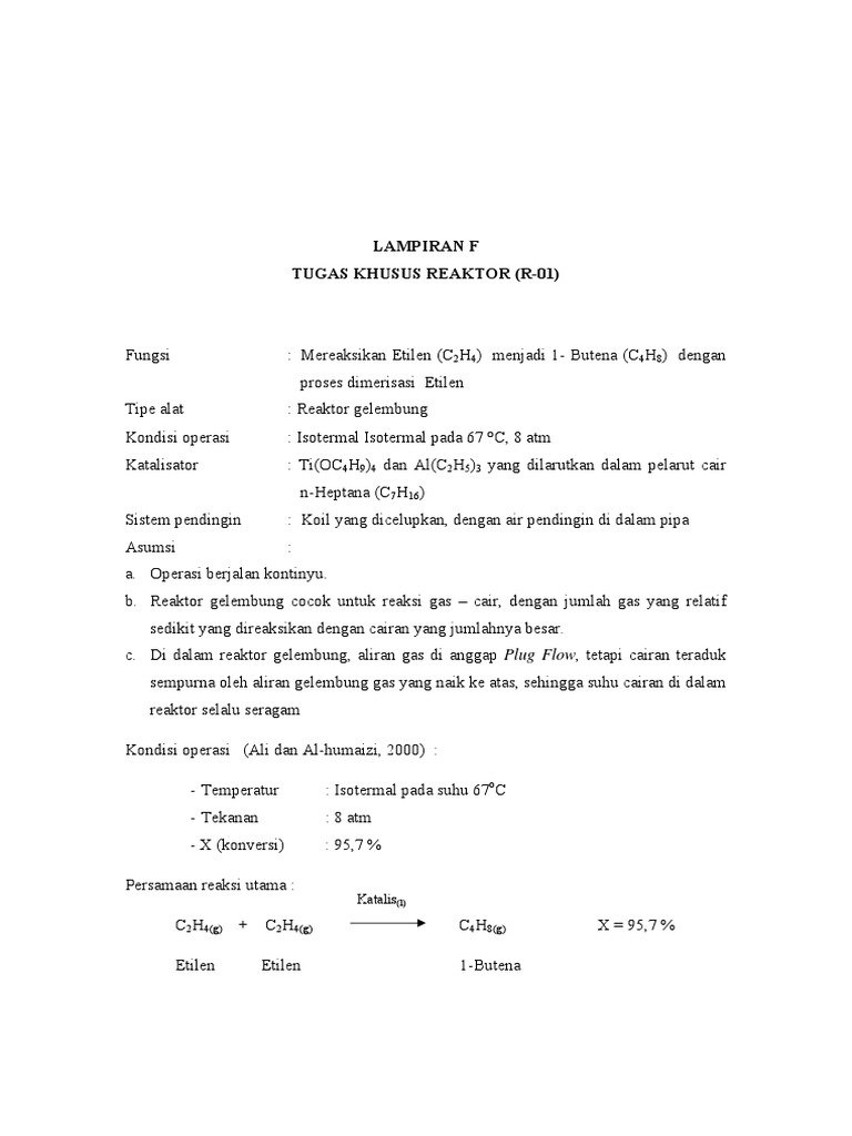 Reaktor Gelembung PDF | PDF
