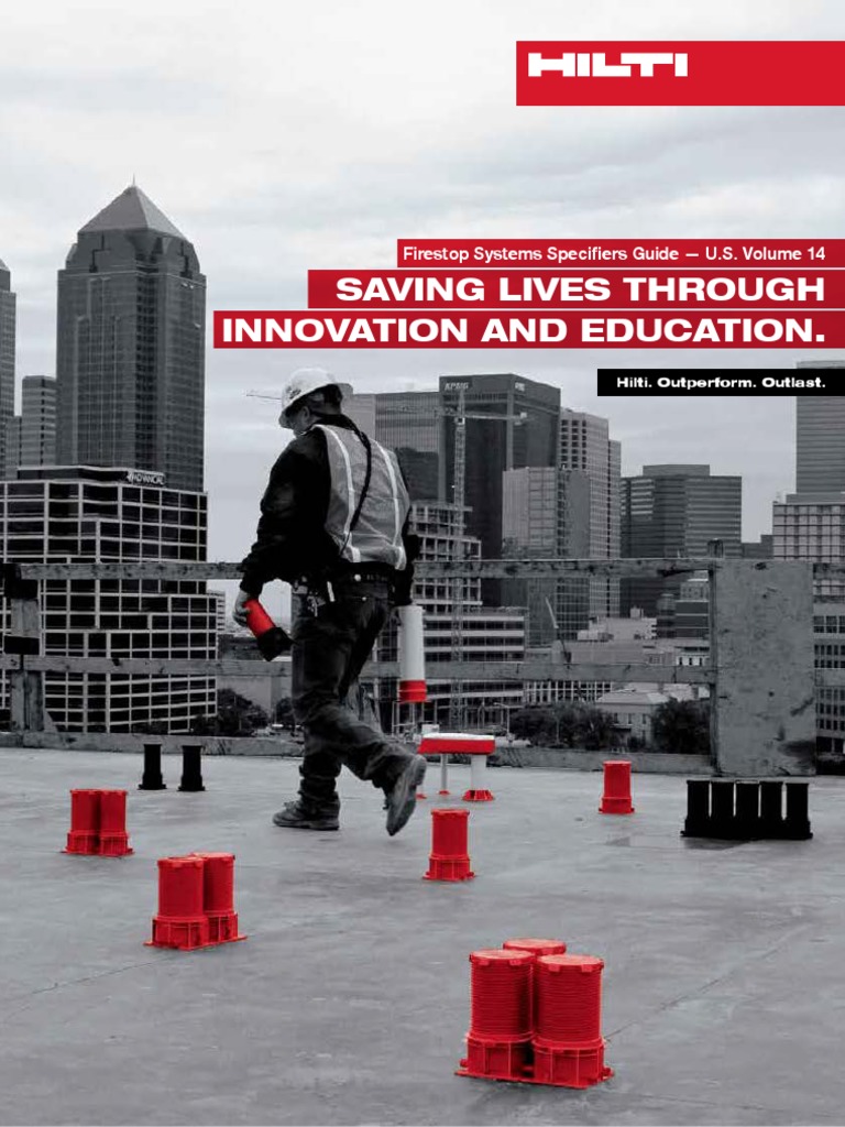HILTI Firestop Systems Specifiers Guide PDF | PDF | Pipe (Fluid ...