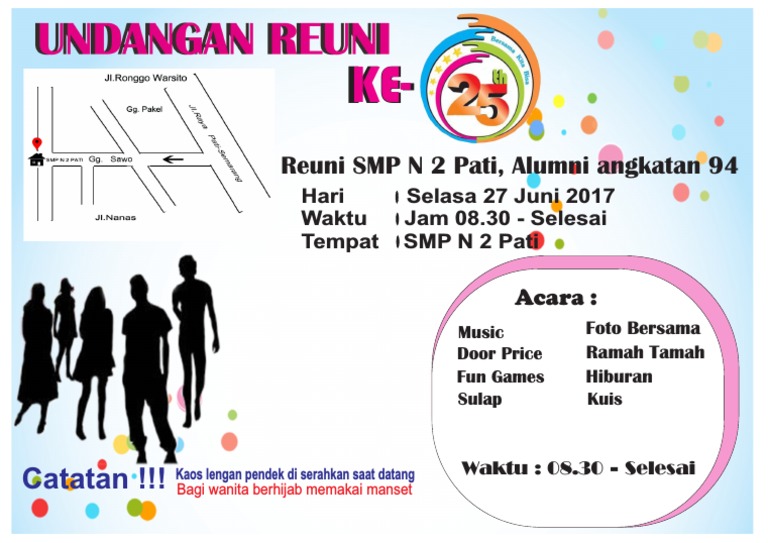 Design Undangan Reuni | PDF