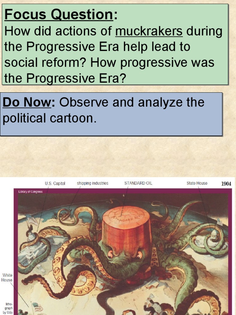 Muckrakers and Progressive Era Reform | PDF | Politics | Social Science