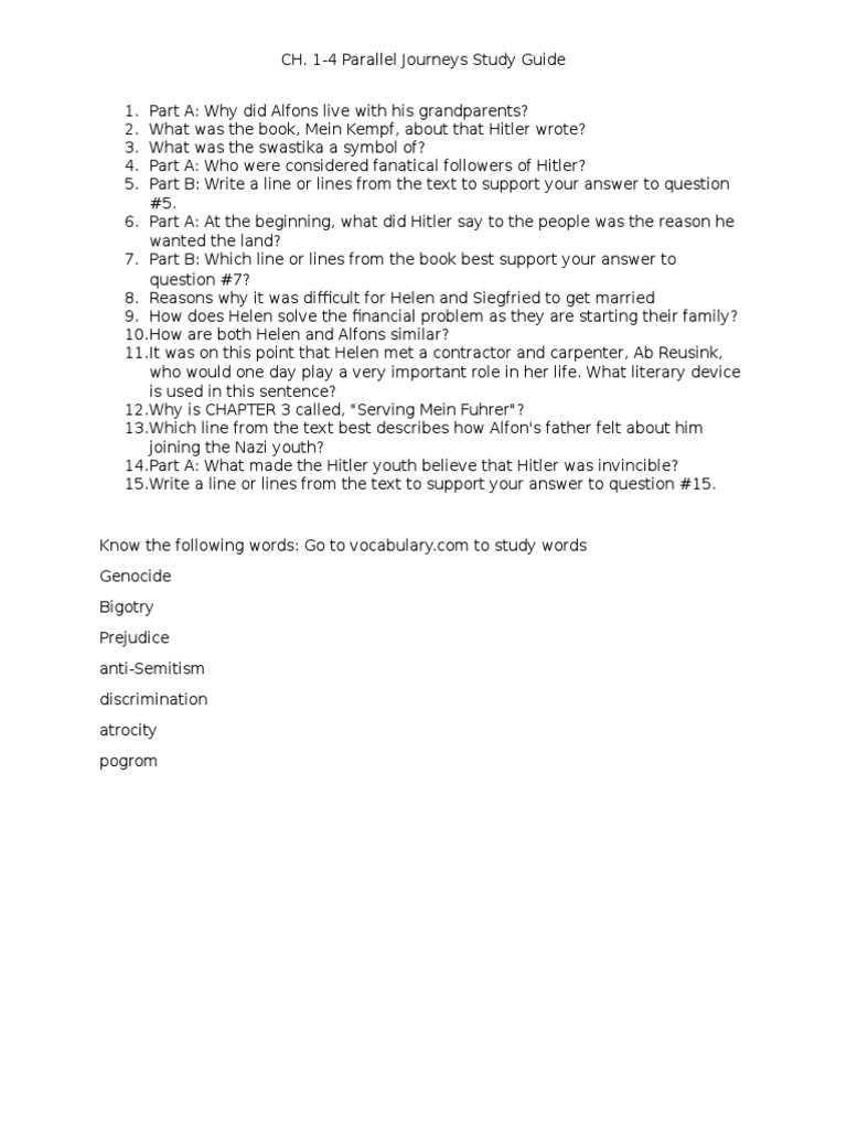 CH 1 To 4 Parallel Journeys | PDF | Religion & Spirituality