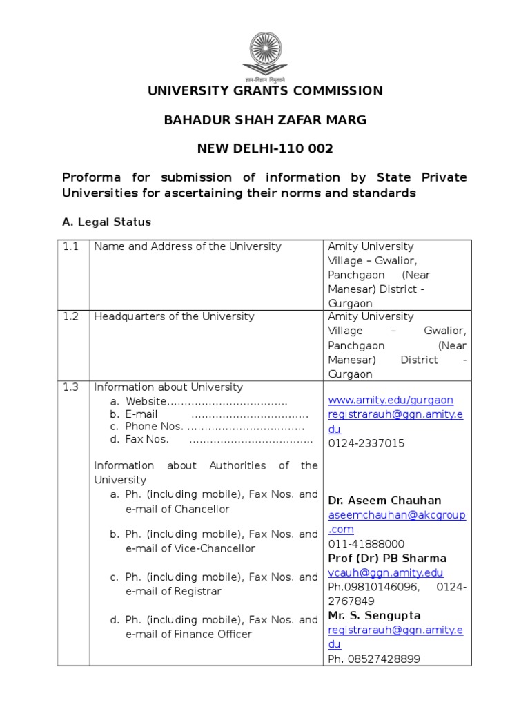 UGC Form | PDF | University And College Admission | Test (Assessment)