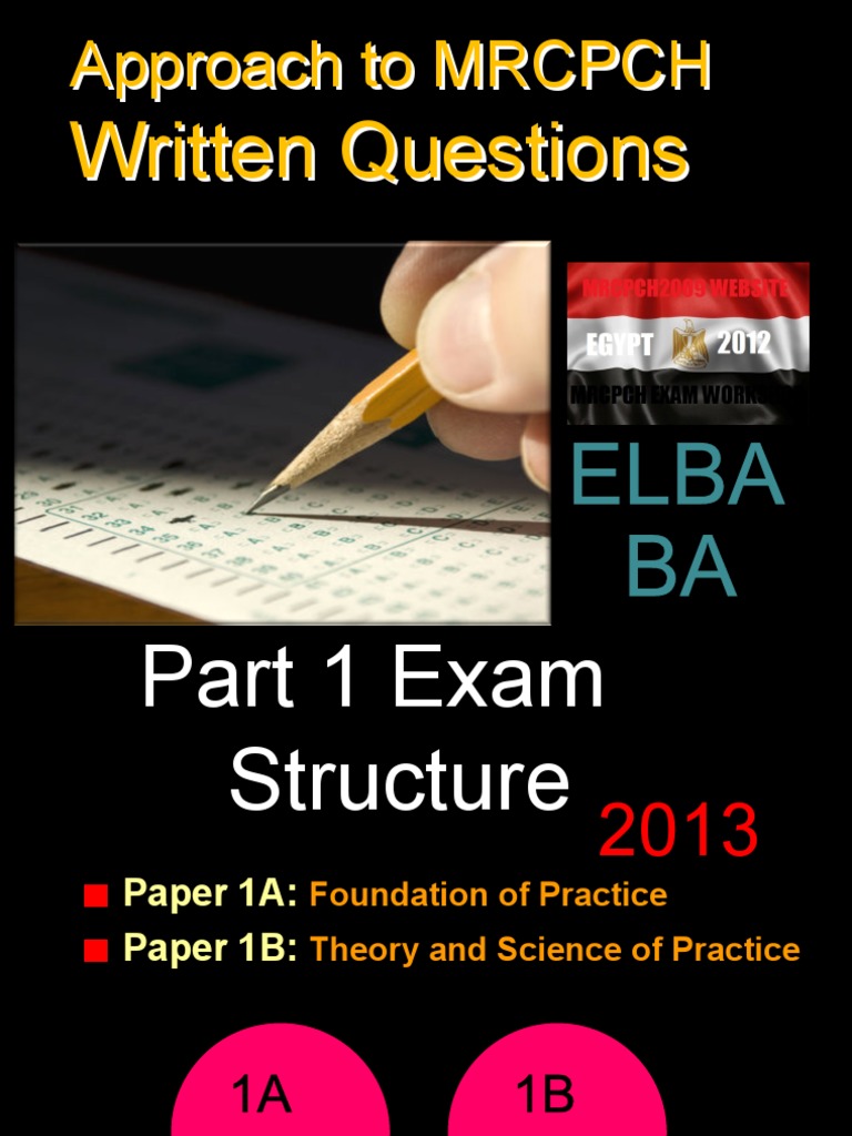 MRCPCH Exam Approach Guide | PDF | Test (Assessment) | Science