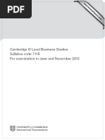 0450 Business Studies Notes | PDF | Employment | Business