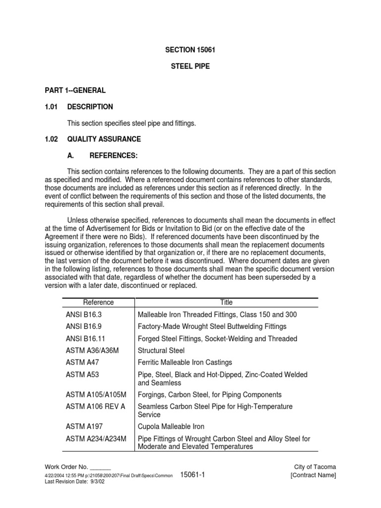 Awwa C200 PDF | PDF | Pipe (Fluid Conveyance) | Steel