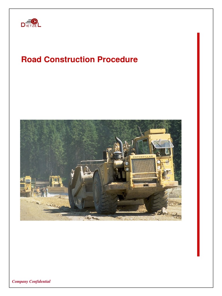 Road Construction Procedures Overview | PDF | Road Surface | Road