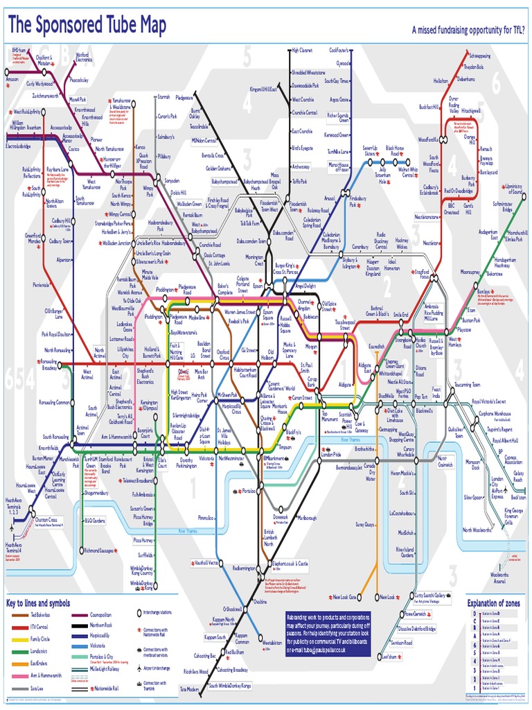 Tube Map Sponsors! | PDF