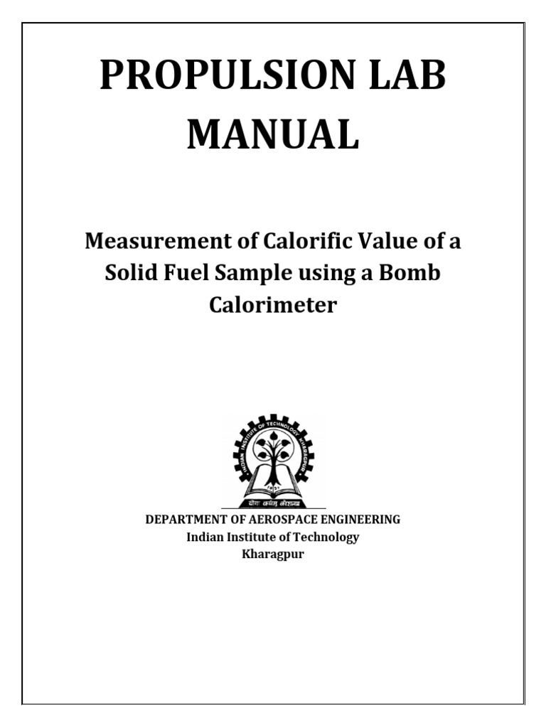 Measuring the Calorific Value of Solid Fuels Using Bomb Calorimetry: A ...