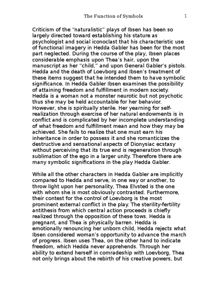 Symbolism | PDF | Henrik Ibsen | Symbols