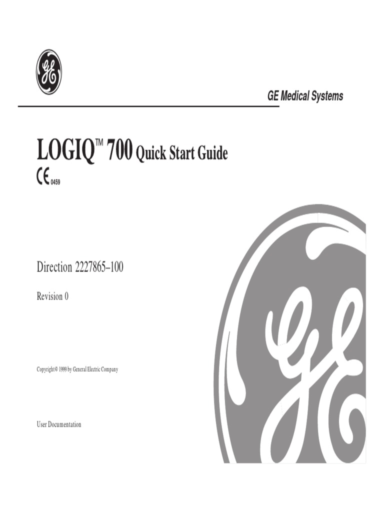 Ultrasonido GE LOGIQ 700, Quick Star Guide | PDF | Electrical Connector ...