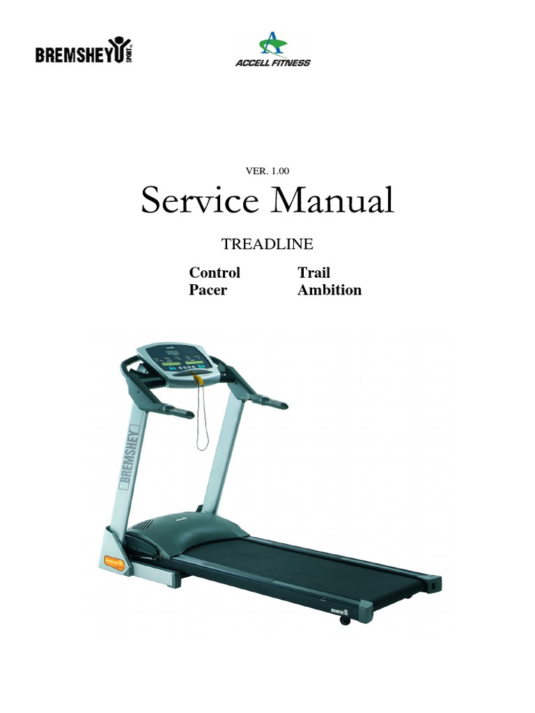 Treadmill Service Manual | PDF | Elevator | Electric Motor