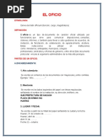 Ejemplo de Carta de Oficio Formal | PDF