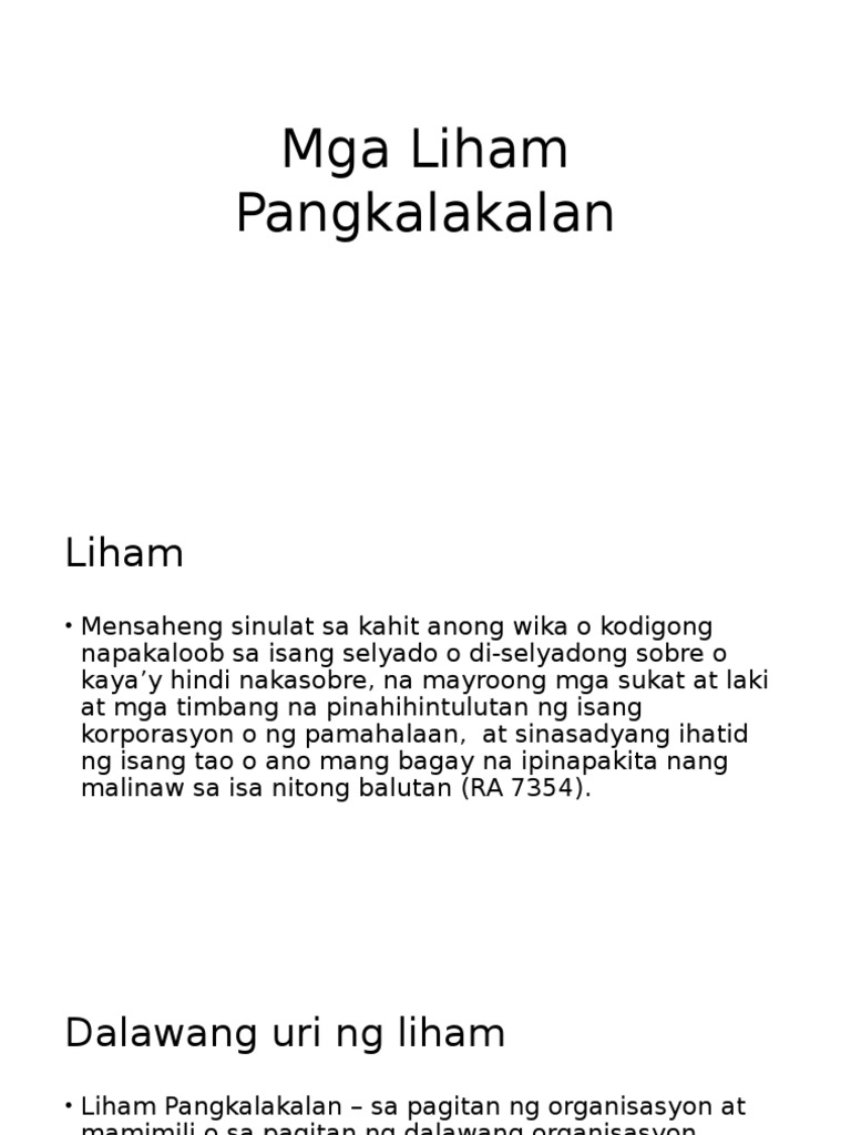 Liham | PDF
