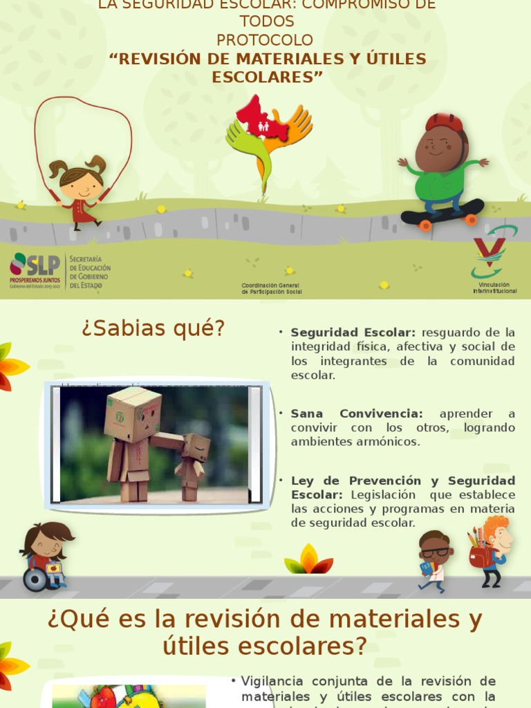 Protocolo de Seguridad Escolar y Convivencia | PDF | La seguridad ...