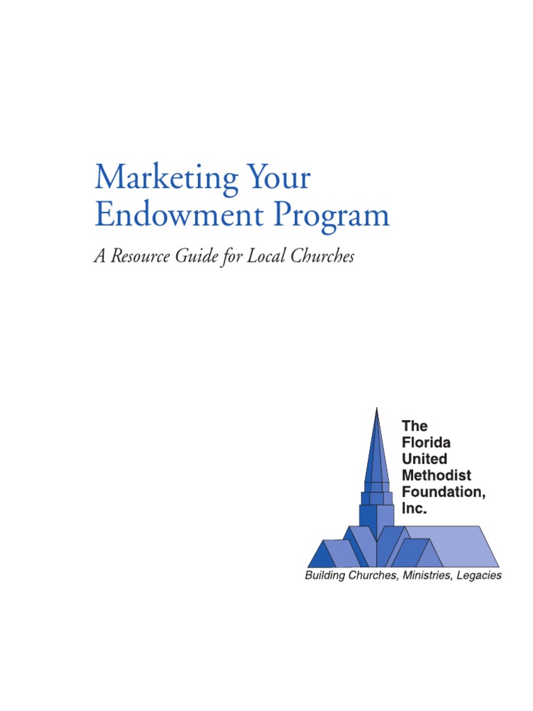 Marketing Your Endowment Program: A Resource Guide For Local Churches ...