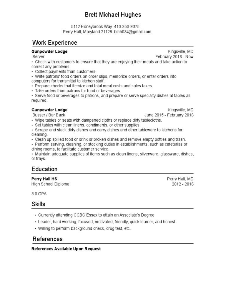 Hughes Resume | PDF
