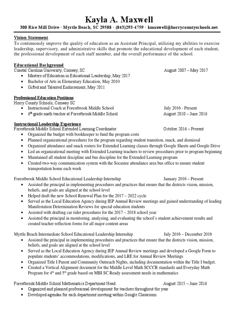 Kayla Maxwell Updated Resume - February 28 | PDF
