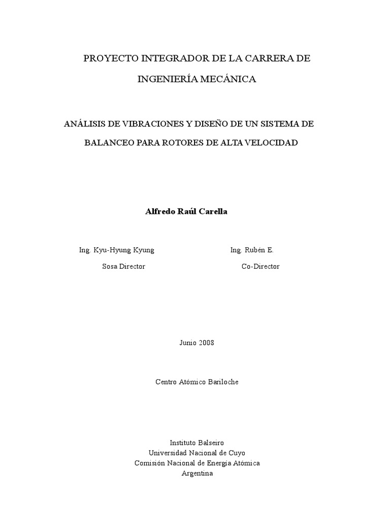 Balanceo Dinamico | PDF | Rotación | Fuerza