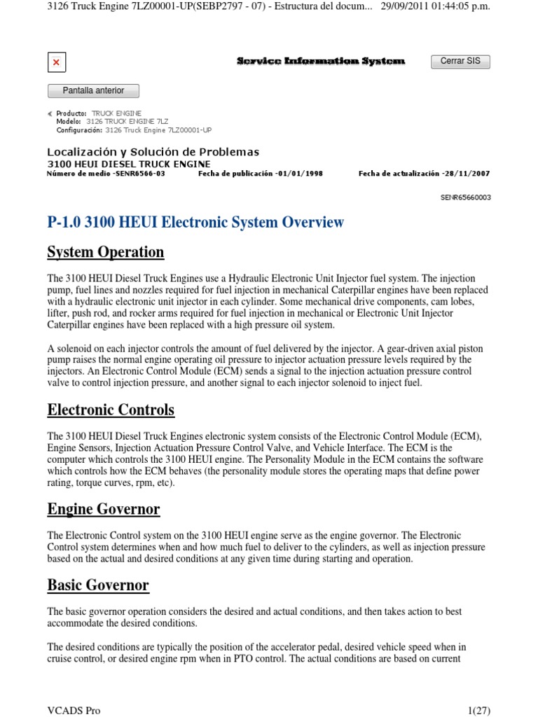 Heui Cat | PDF | Fuel Injection | Diesel Engine