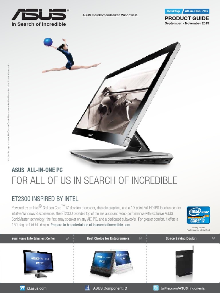 ASUS Desktop AiO Product Guide 2013 | PDF