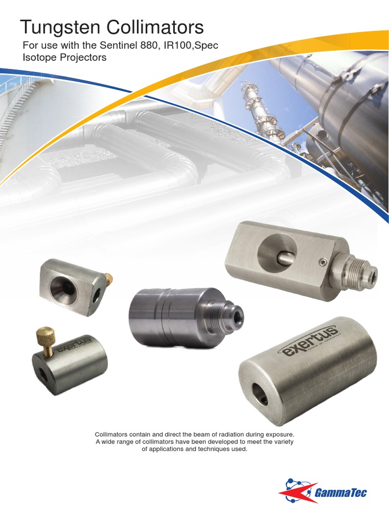RT Collimator Sentinel - Draft.compressed | PDF | Tungsten | Metals