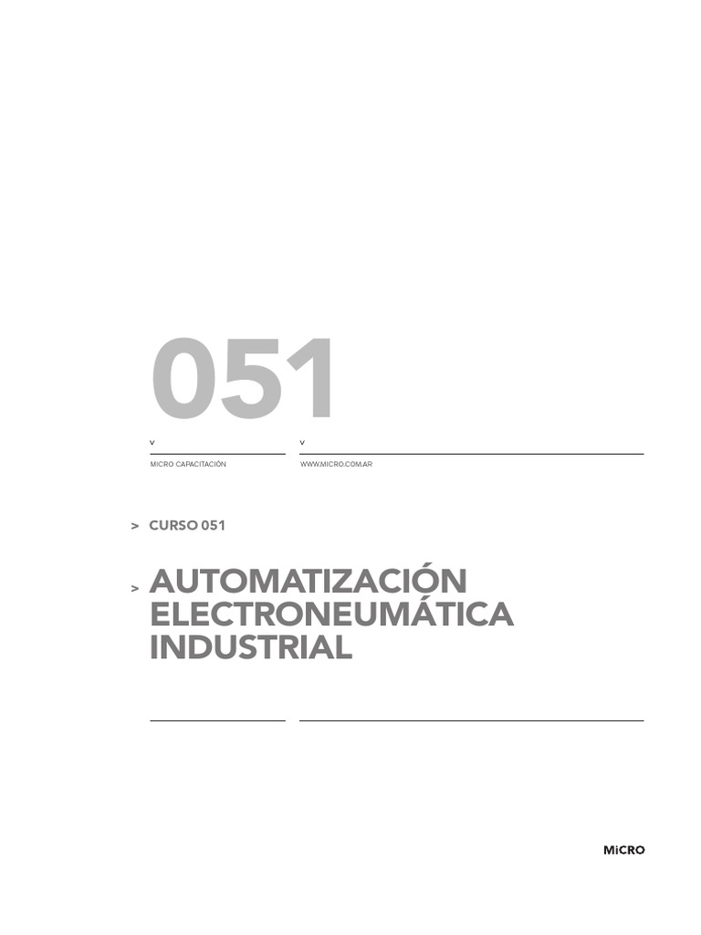Apunte Electroneumatica Micro 051 | PDF | Campo magnético | Corriente eléctrica