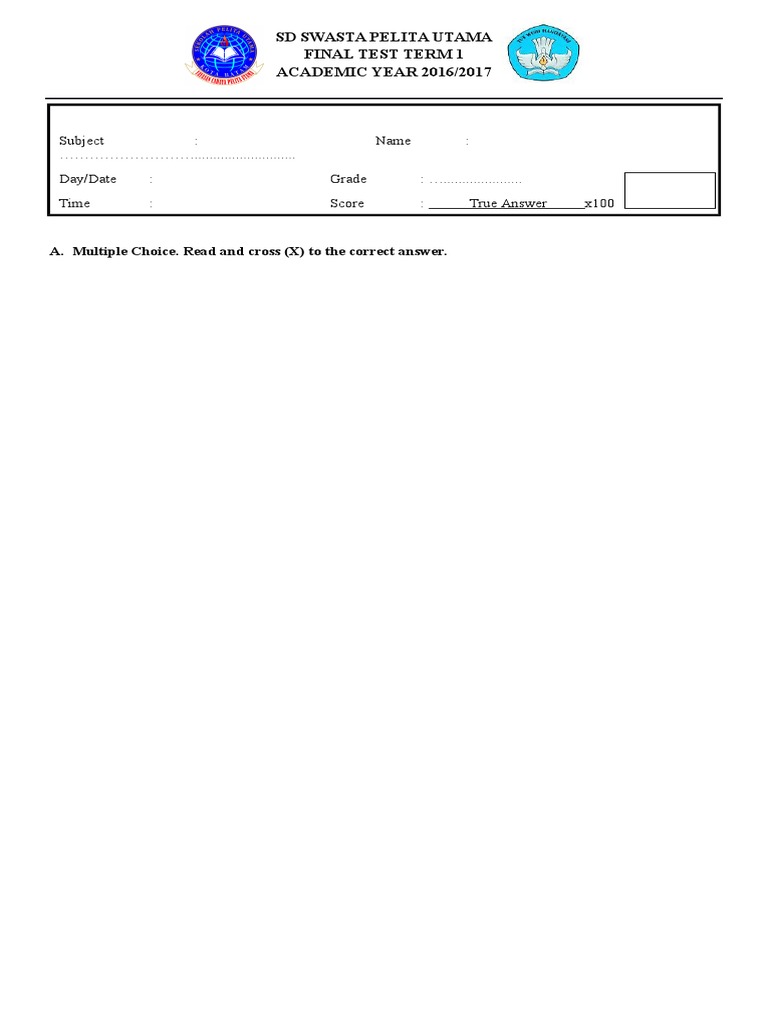 Subject: Name: ........................... Day/Date: Grade ...