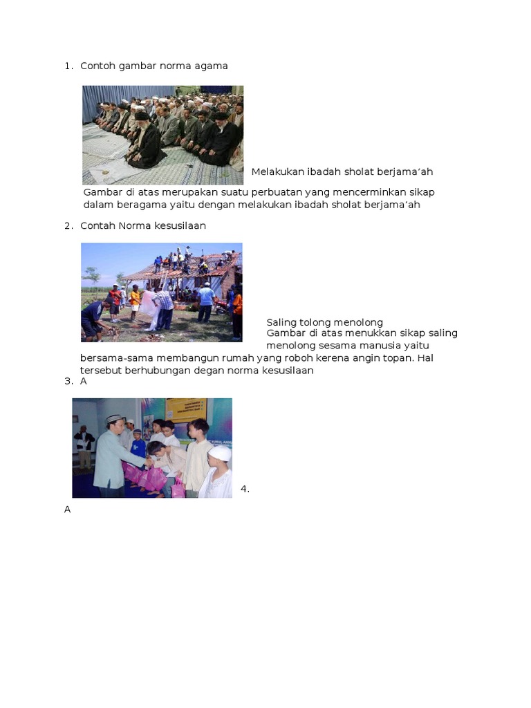 Contoh Gambar Norma | PDF