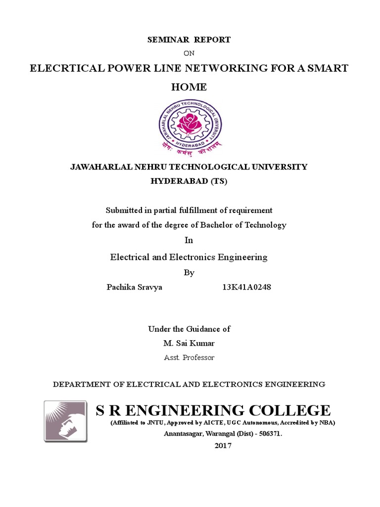 Technical Seminar REPORT Format 1 | PDF | Science And Technology ...