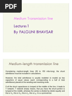Nominal Pi Model for Medium Transmission Line | PDF | Electrical ...