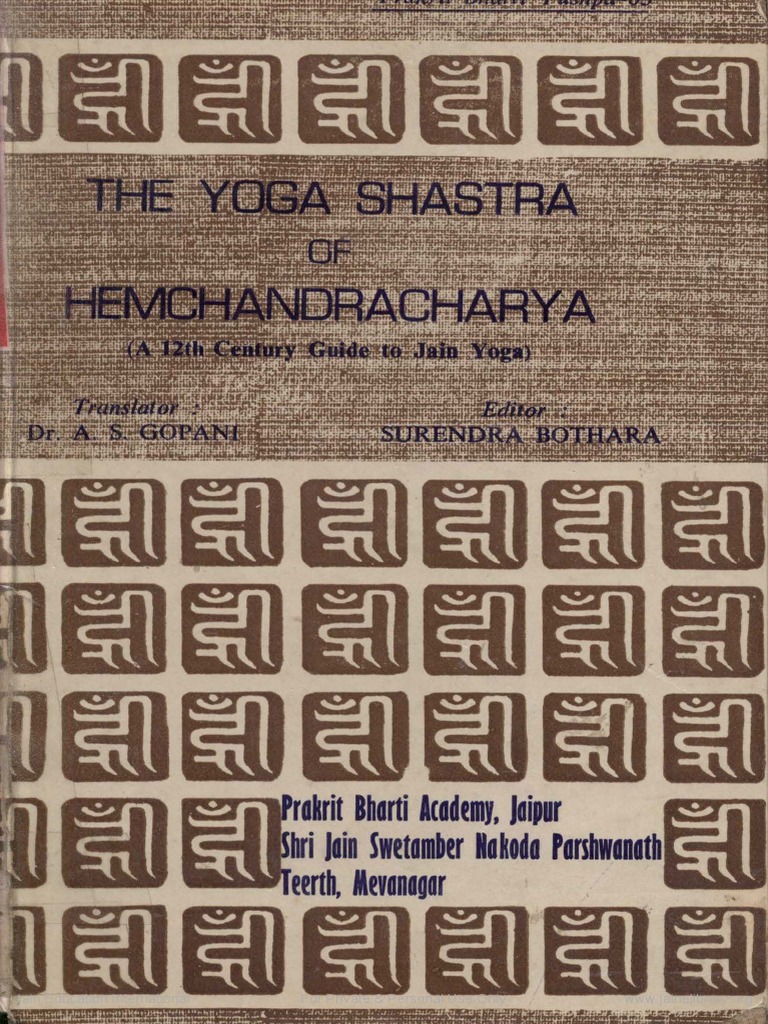 Yogshastra of Hemchandracharya | PDF