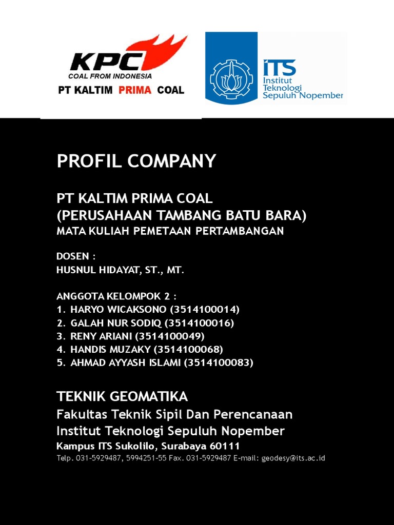 Profil PT Kaltim Prima Coal | PDF
