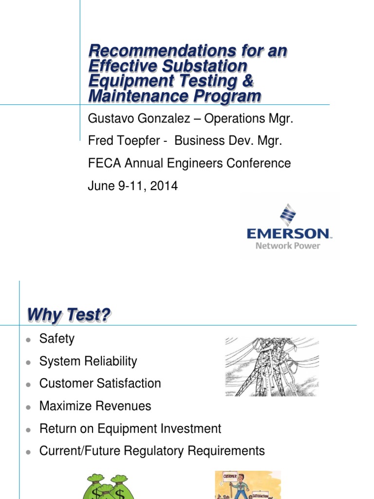 Substation Testing | PDF | Battery (Electricity) | Battery Charger