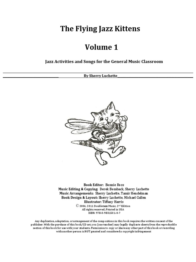The Flying Jazz Kittens Volume 1 | PDF | Singing | Jazz