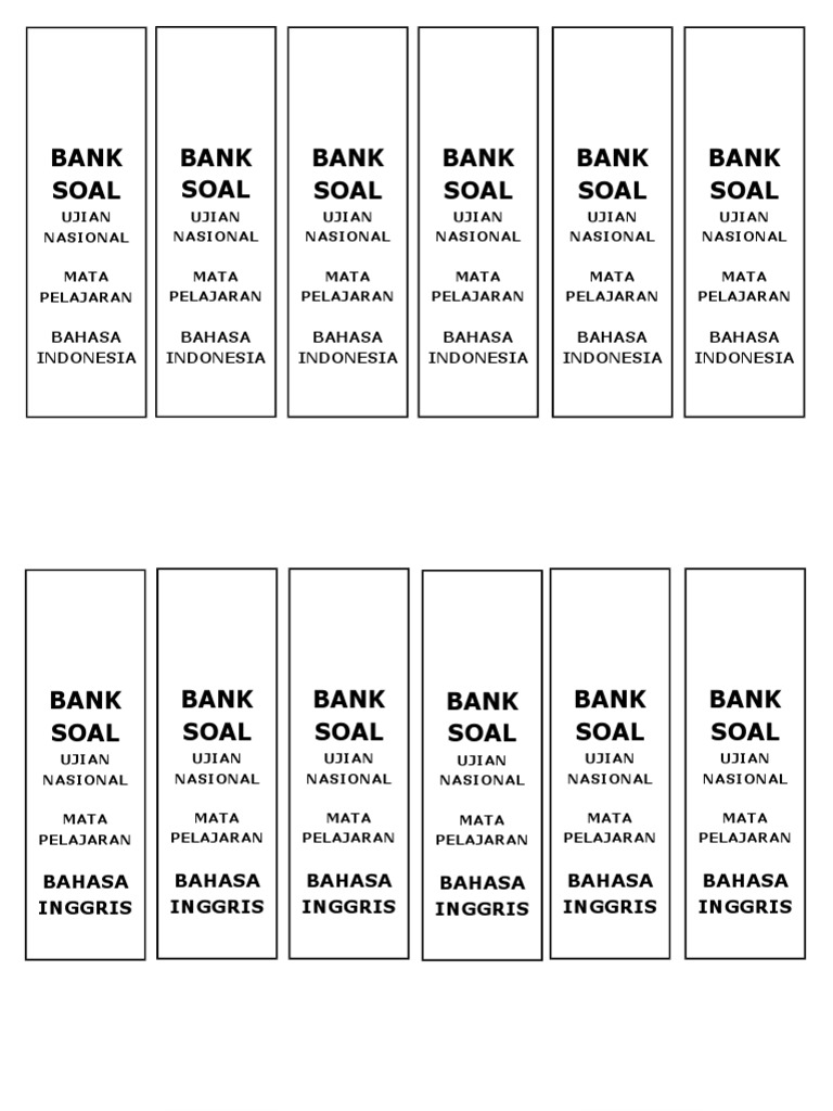 Format Label Ordner Bantex Excel | PDF | Pengelolaan Keuangan & Uang