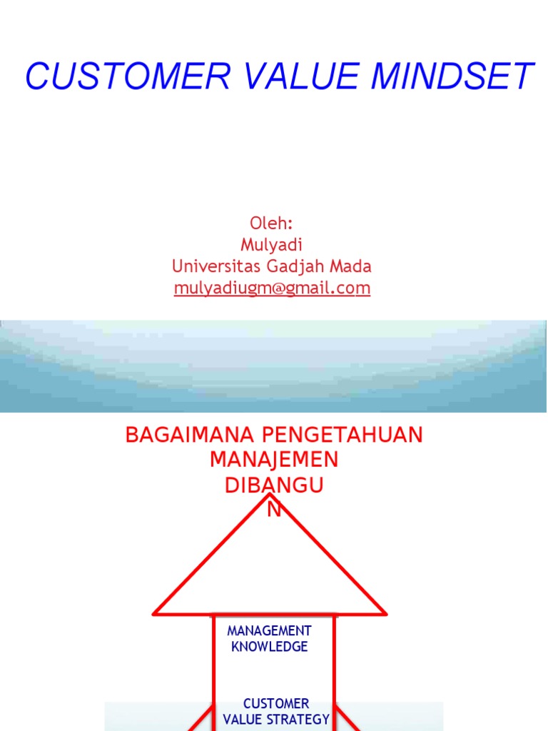 03customer Value Mindset | PDF | Strategic Management | Business