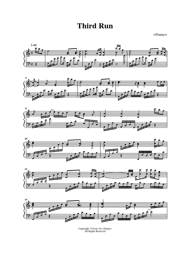 Third Run | PDF | Copyright Law | Law