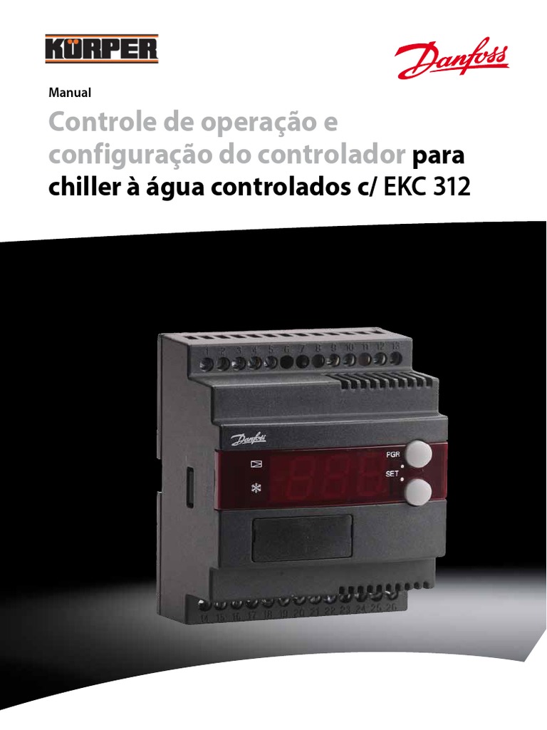 Manual Controlador Valvula Danfoss | PDF | Diodo emissor de luz | Relé