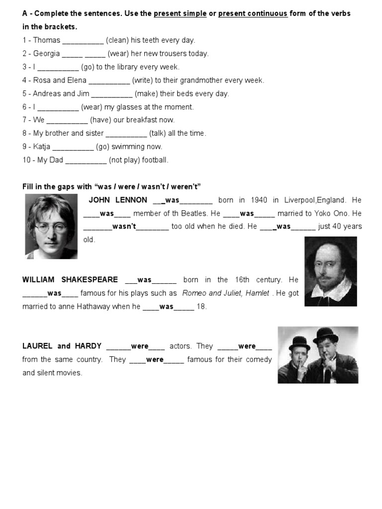Famous People Biography Exercises | PDF | Marilyn Monroe | Leisure